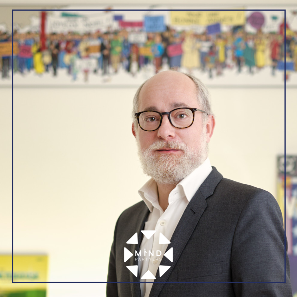 Portrait de Louis-Marie Simoneau, fondateur du Groupe Mind Partners ...