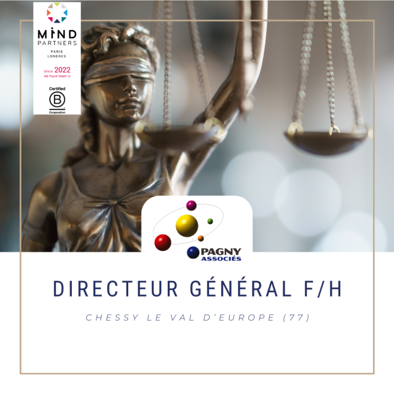 Offre d’emploi Mind Partners x Pagny Associés : ~Directeur Général F/H ...